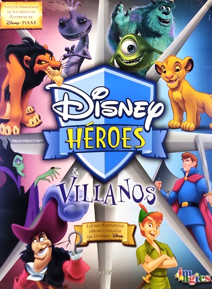 Sticker, Prüfliste und Fotos für Album Imagics Disney Heroes & Villanos tauschen - laststicker.com
